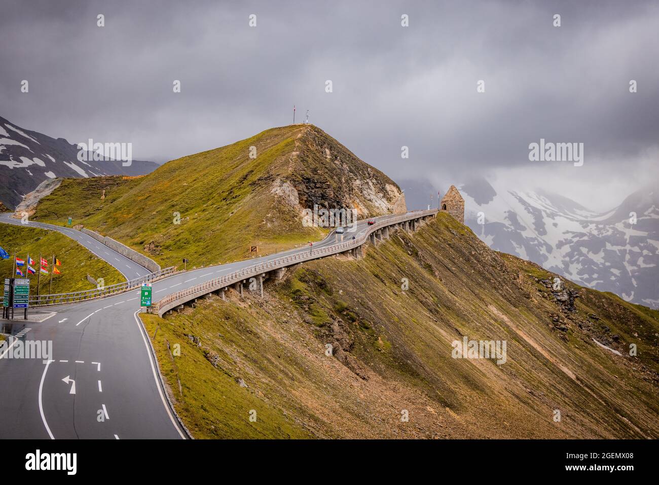Spectacular Grossglockner High Alpine Road in Austria Stock Photo - Alamy