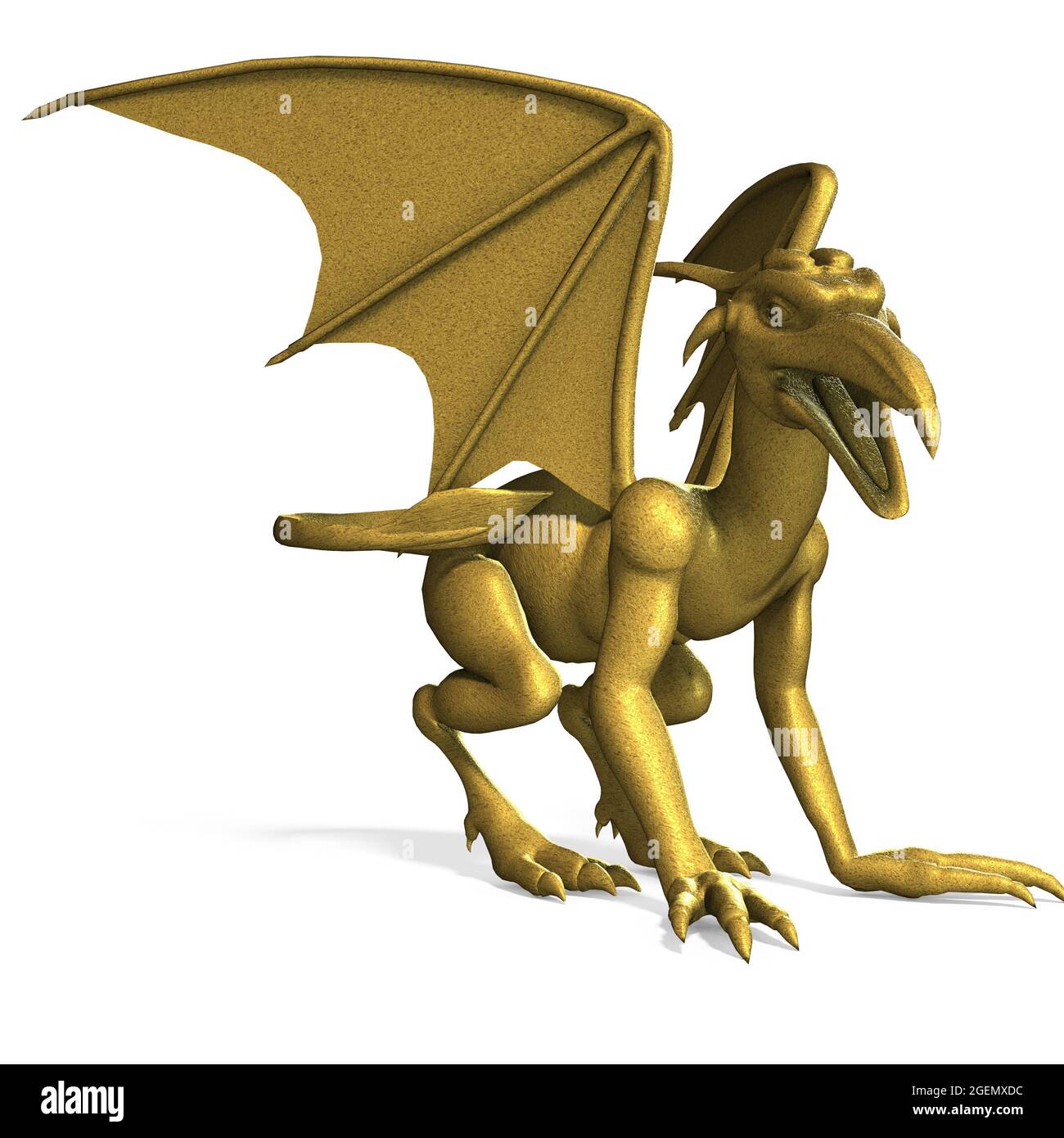 3d-illustration of an isolated mystical fantasy gargoyle Stock Photo ...