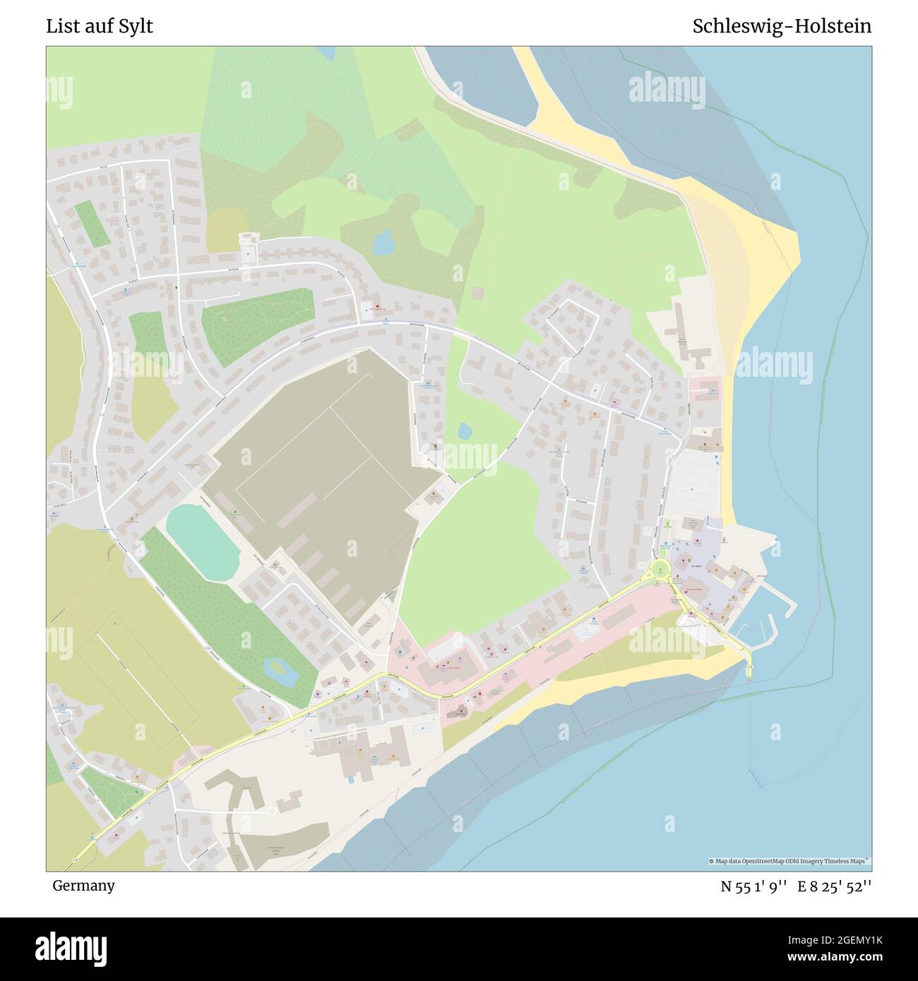Map sylt Cut Out Stock Images & Pictures - Alamy
