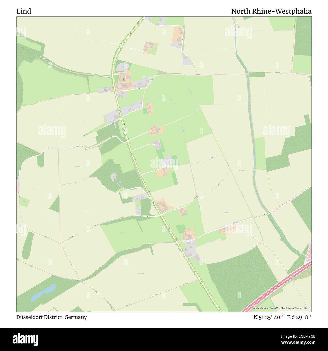 Map of lind hi-res stock photography and images - Alamy