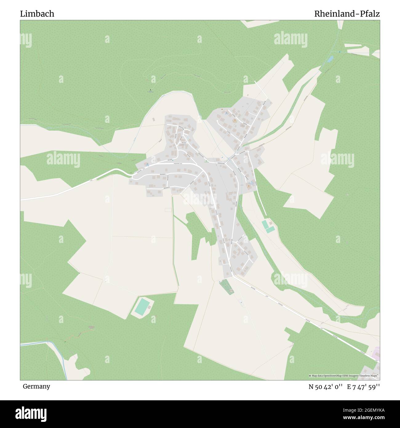 Limbach, Germany, Rheinland-Pfalz, N 50 42' 0'', E 7 47' 59'', map ...