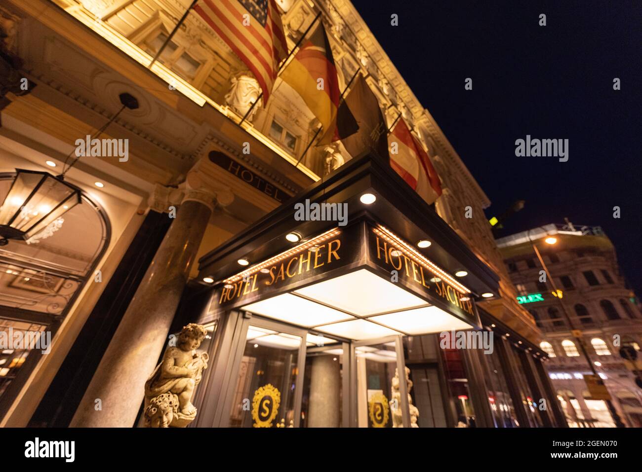 Exclusive Hotel Sacher in Vienna - VIENNA, AUSTRIA, EUROPE - AUGUST 1 ...