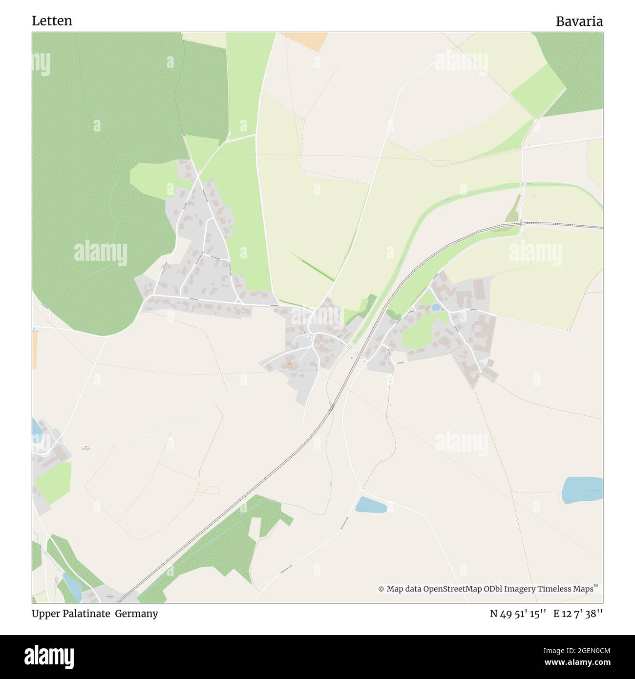 Letten, Upper Palatinate, Germany, Bavaria, N 49 51' 15'', E 12 7' 38 ...