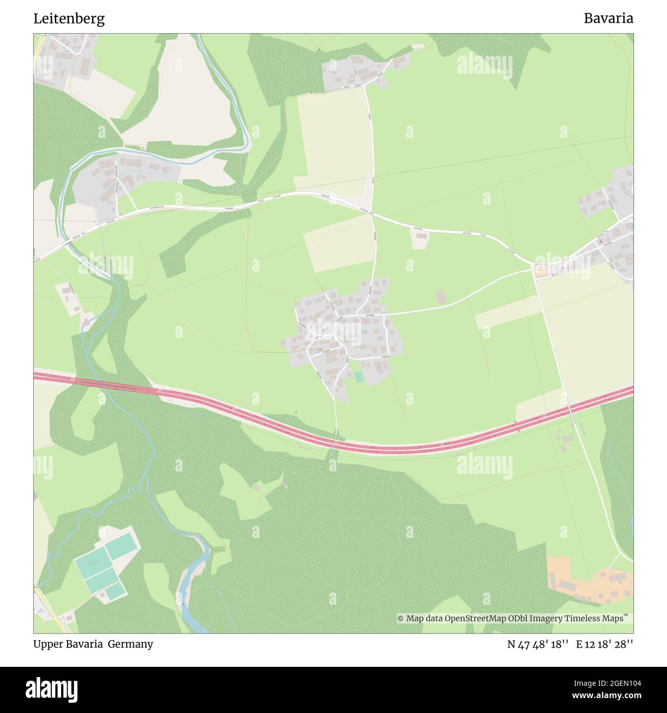 Leitenberg, Upper Bavaria, Germany, Bavaria, N 47 48' 18'', E 12 18' 28 ...