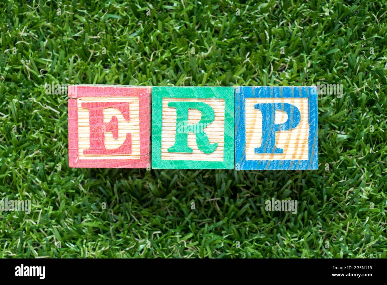 Color wood block in word ERP (abbreviation of Enterprise Resource ...