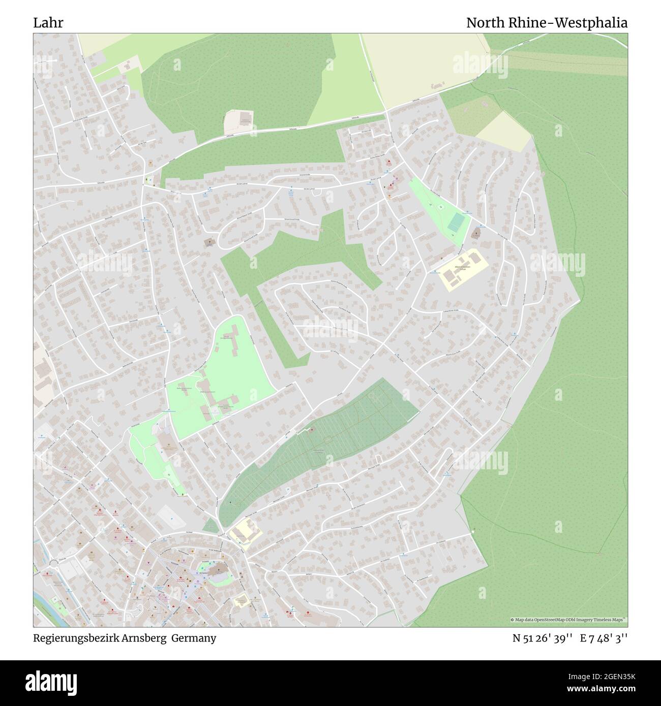 Lahr, Regierungsbezirk Arnsberg, Germany, North Rhine-Westphalia, N 51 ...