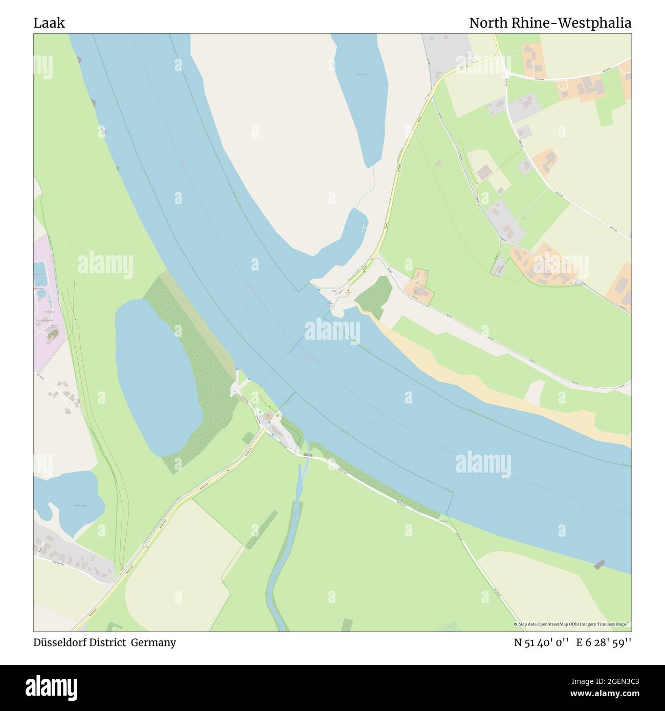 Laak, Düsseldorf District, Germany, North Rhine-Westphalia, N 51 40' 0 ...
