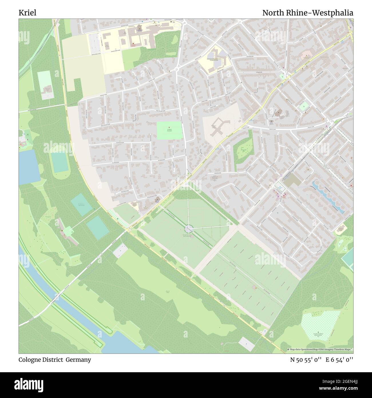 Kriel, Cologne District, Germany, North Rhine-Westphalia, N 50 55' 0 ...