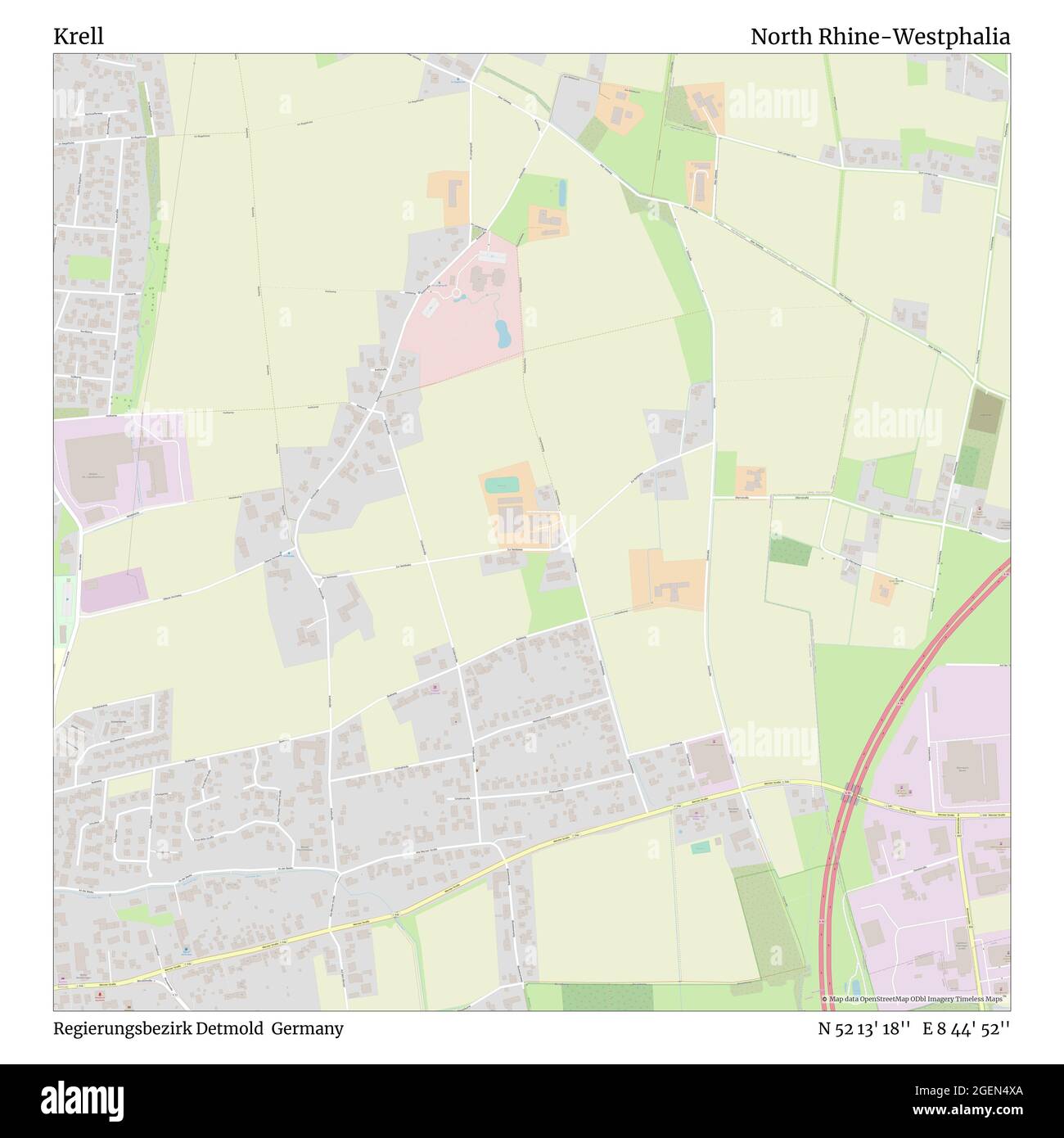 Krell, Regierungsbezirk Detmold, Germany, North Rhine-Westphalia, N 52 ...