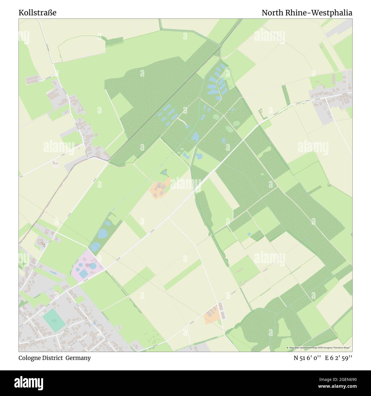Kollstraße, Cologne District, Germany, North Rhine-Westphalia, N 51 6 ...