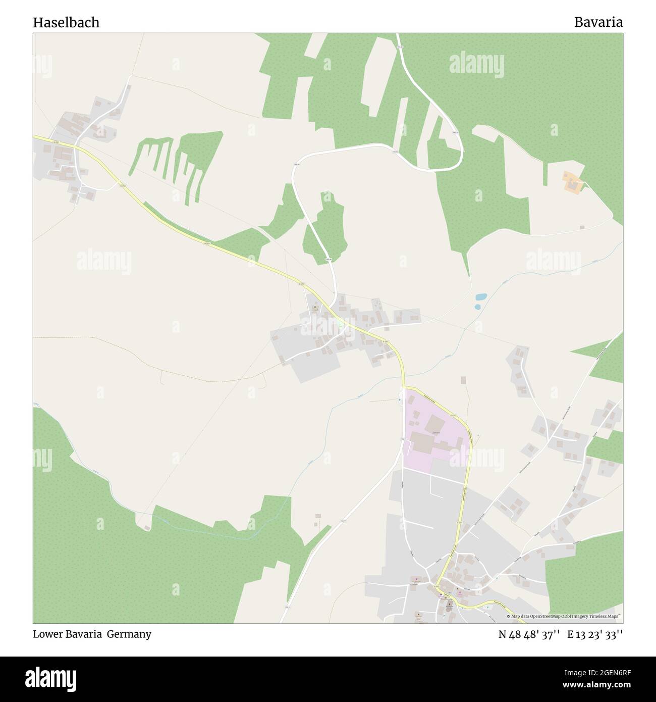 Haselbach, Lower Bavaria, Germany, Bavaria, N 48 48' 37'', E 13 23' 33 ...