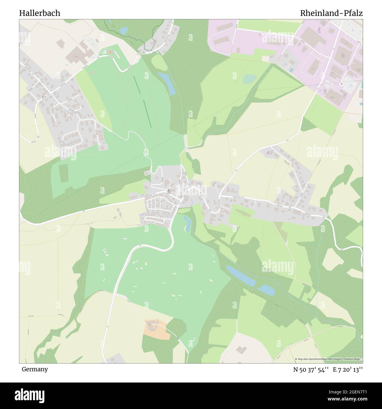 Hallerbach, Germany, Rheinland-Pfalz, N 50 37' 54'', E 7 20' 13'', map ...
