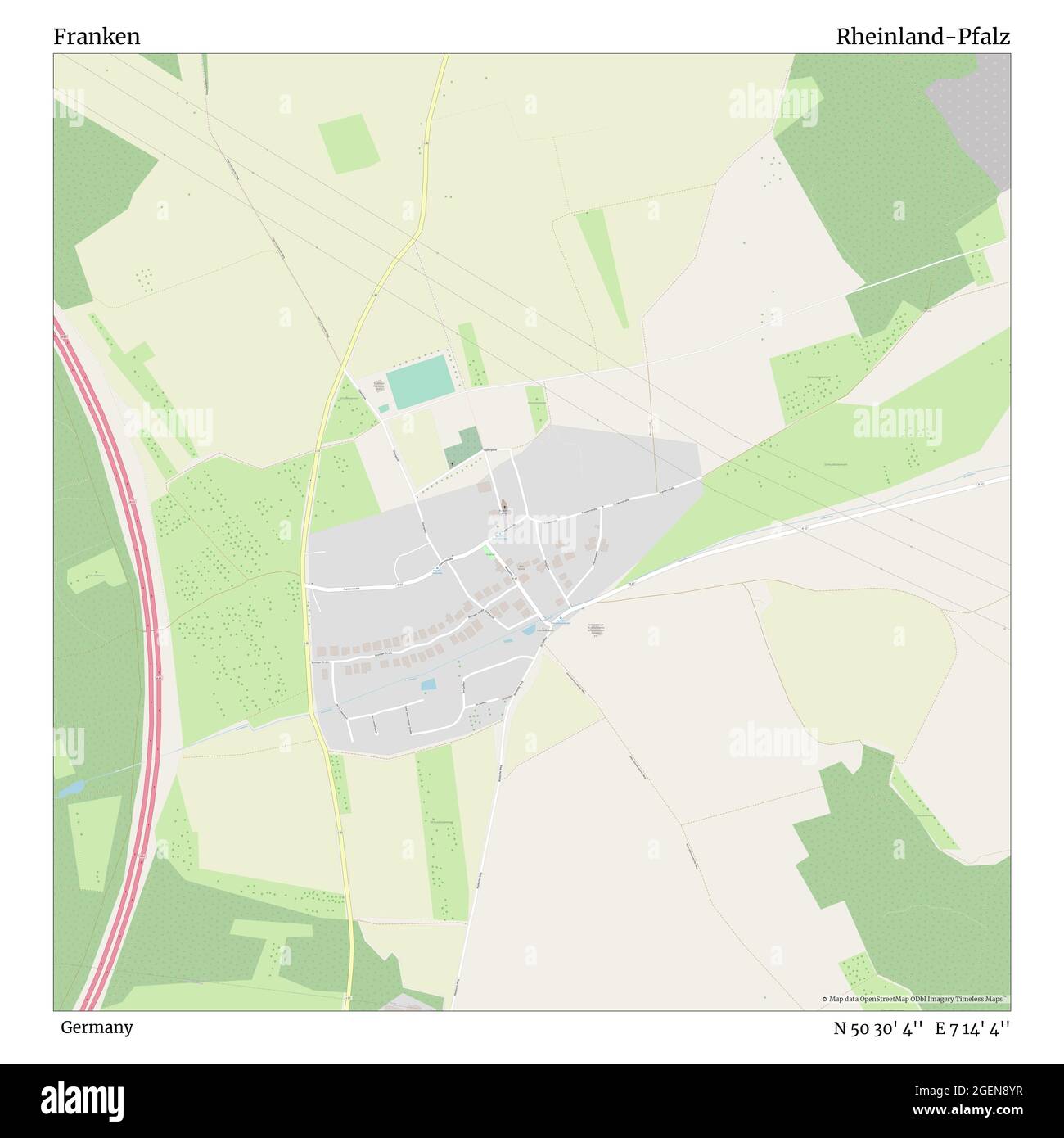 Franken, Germany, Rheinland-Pfalz, N 50 30' 4'', E 7 14' 4'', map ...
