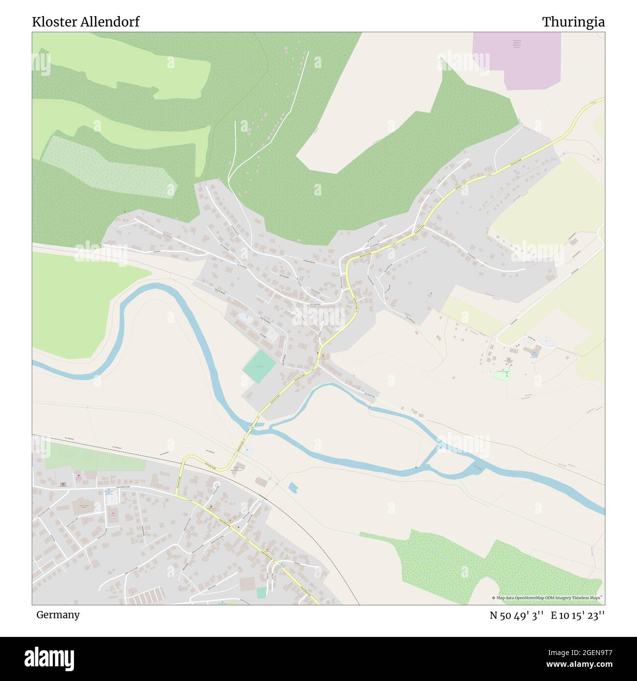 Map of allendorf Cut Out Stock Images & Pictures - Alamy