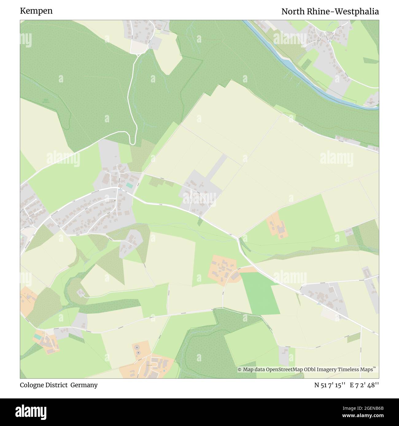 Kempen, Cologne District, Germany, North Rhine-Westphalia, N 51 7' 15 ...