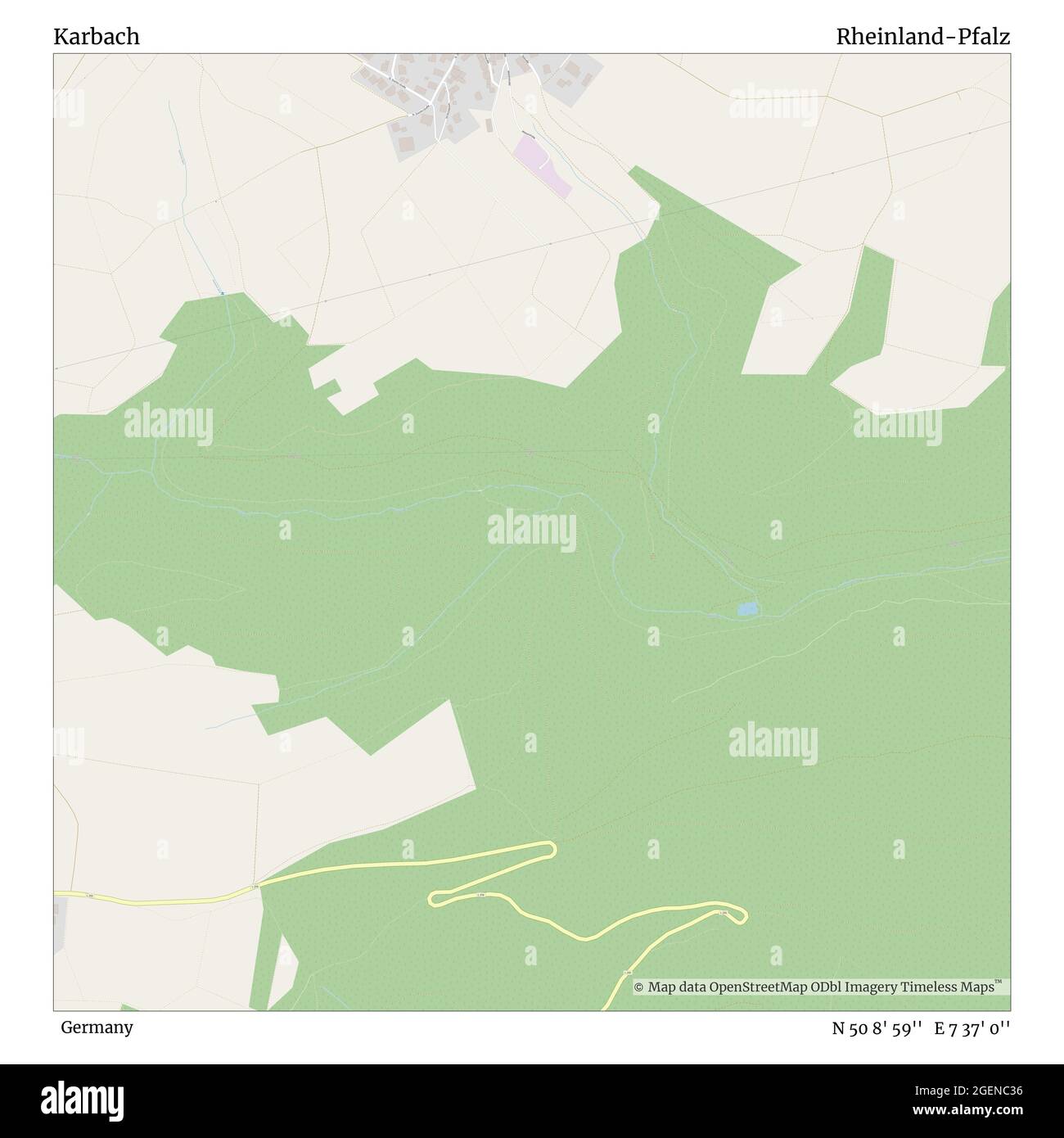 Karbach, Germany, Rheinland-Pfalz, N 50 8' 59'', E 7 37' 0'', map ...