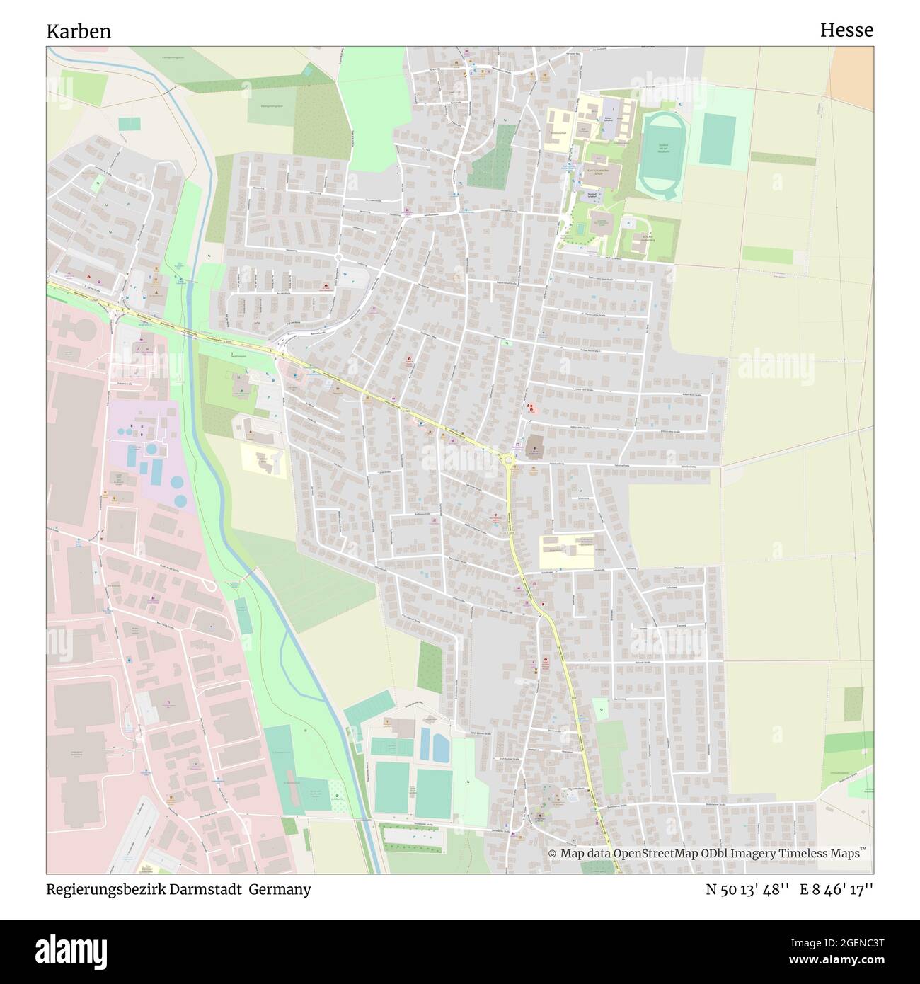 Darmstadt map hi-res stock photography and images - Alamy