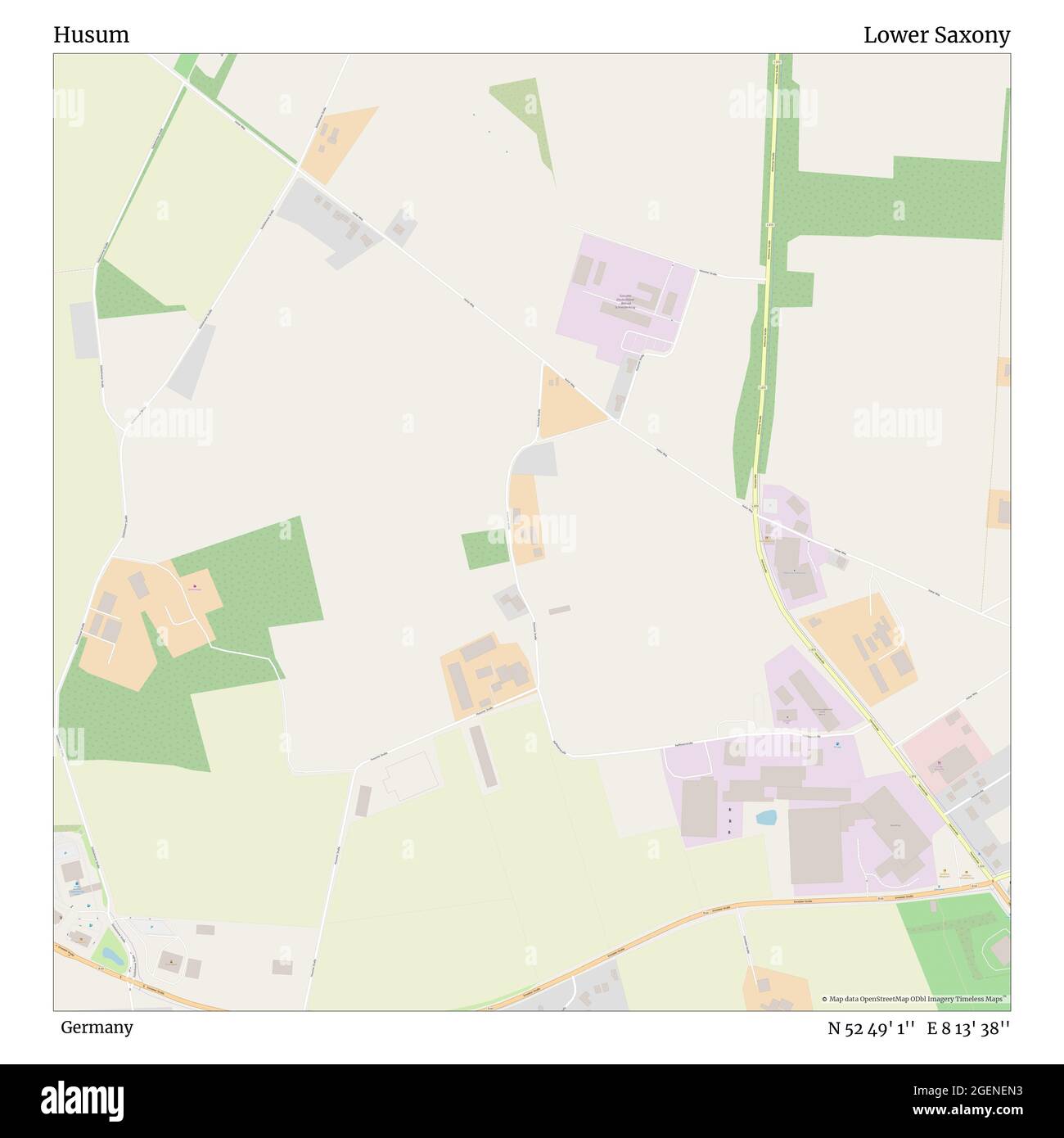 Husum map hi-res stock photography and images - Alamy