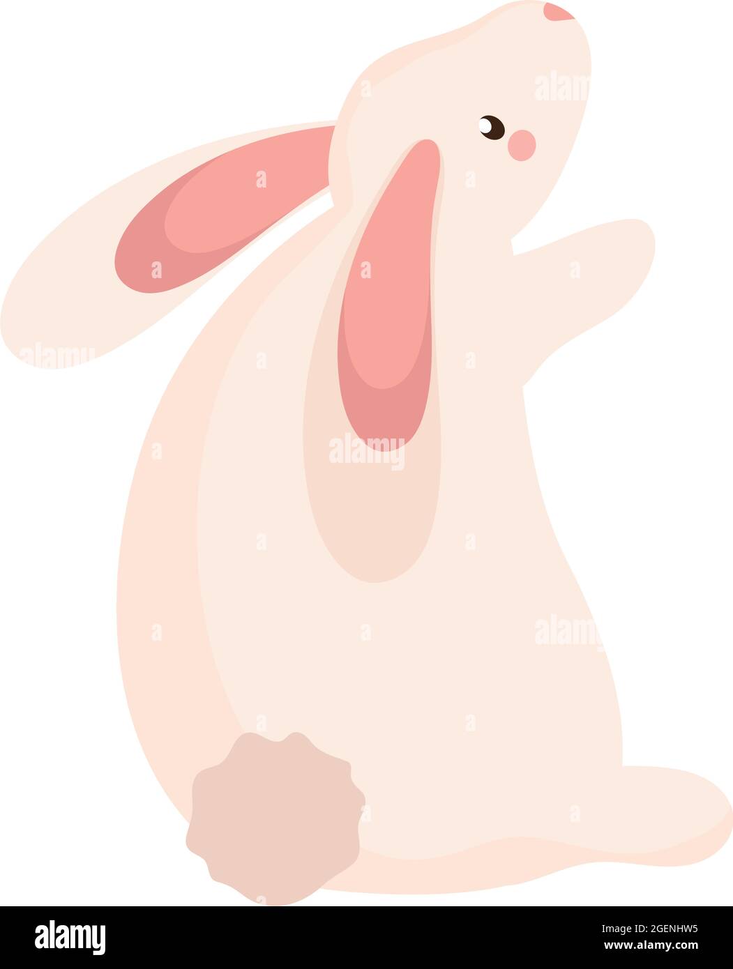 little rabbit seated Stock Vector Image & Art - Alamy