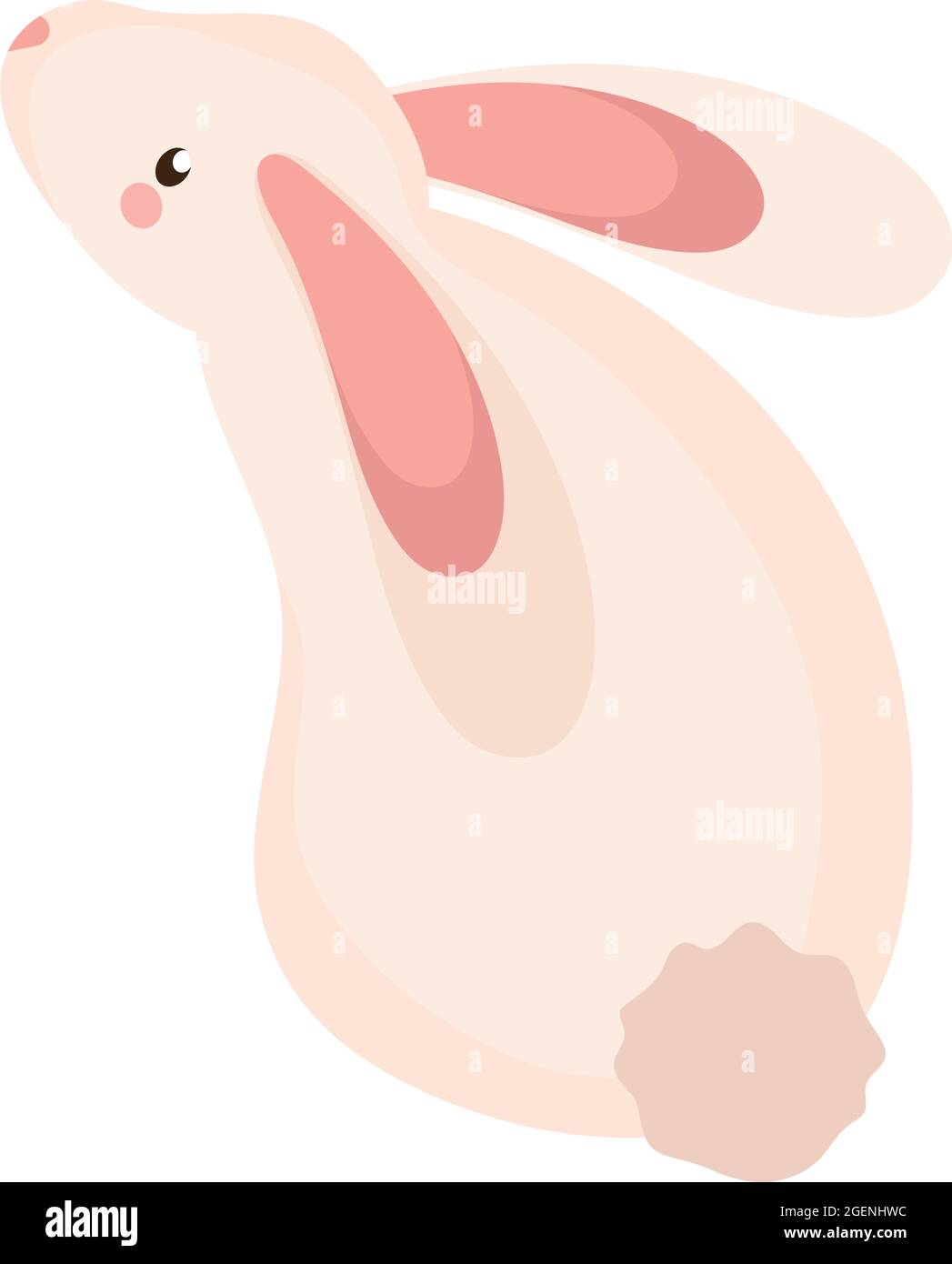 little rabbit back Stock Vector Image & Art - Alamy