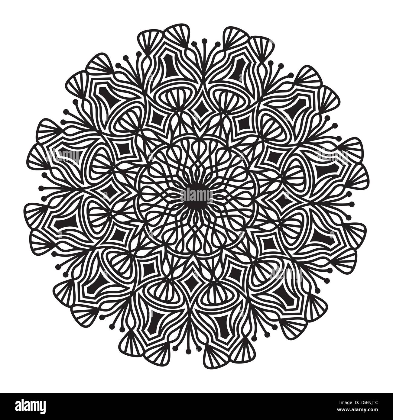 Abstract line art design Stock Vector Images - Alamy