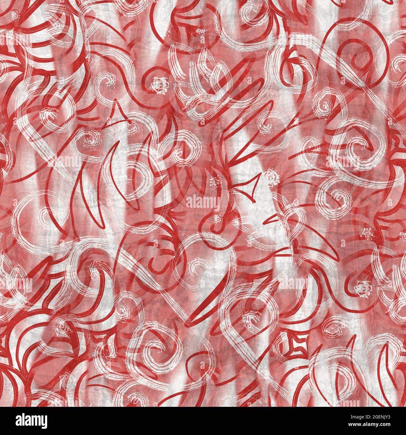 Seamless two tone hand drawn brushed effect pattern swatch Stock Photo ...