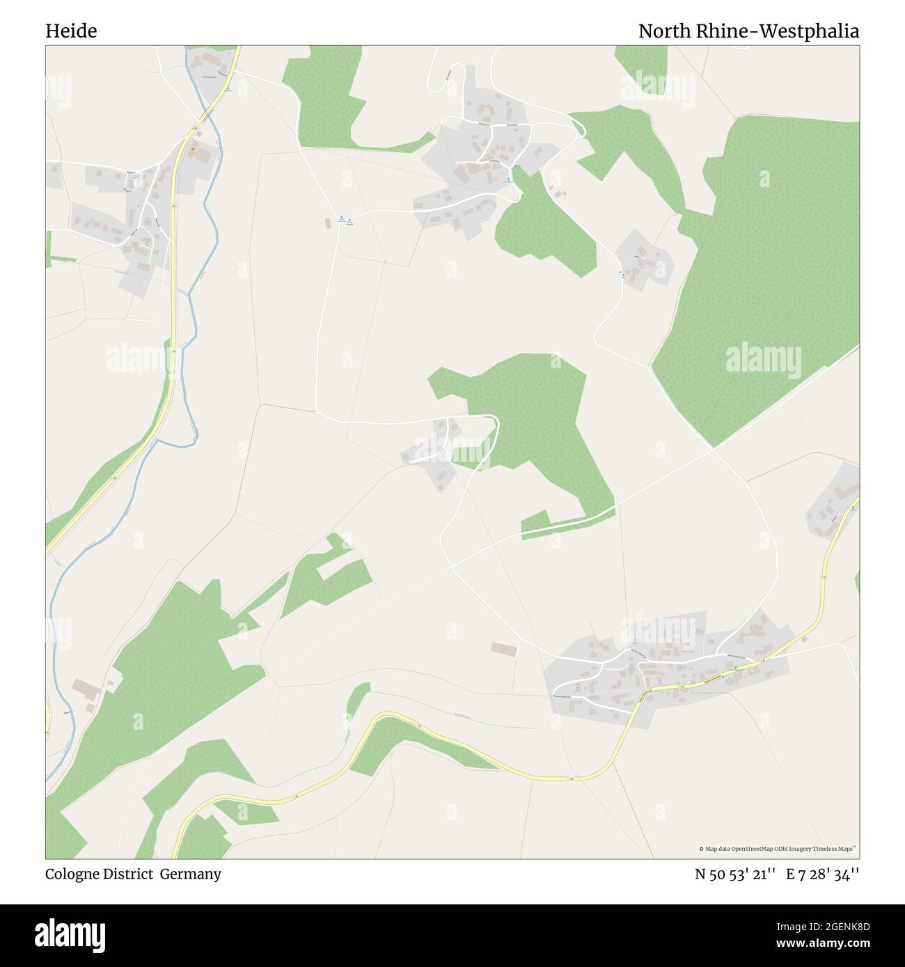 Heide, Cologne District, Germany, North Rhine-Westphalia, N 50 53' 21 ...