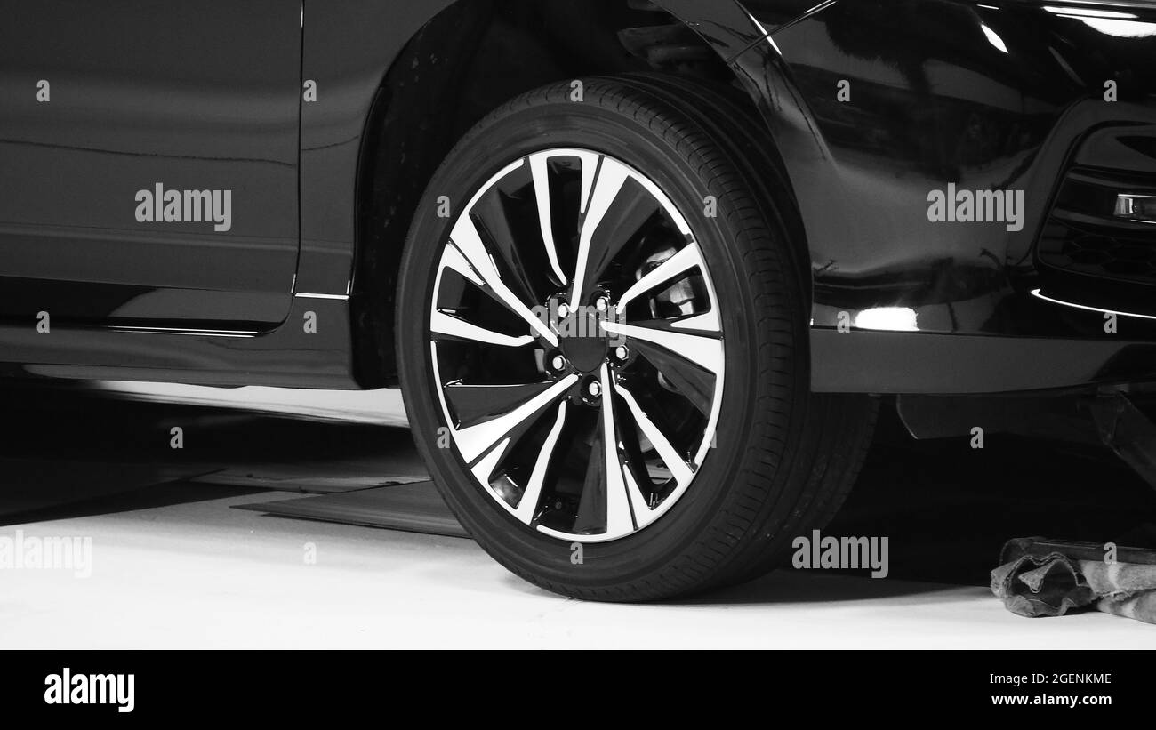 Car body Parts side view. Automotive car parts such as window wheel ...