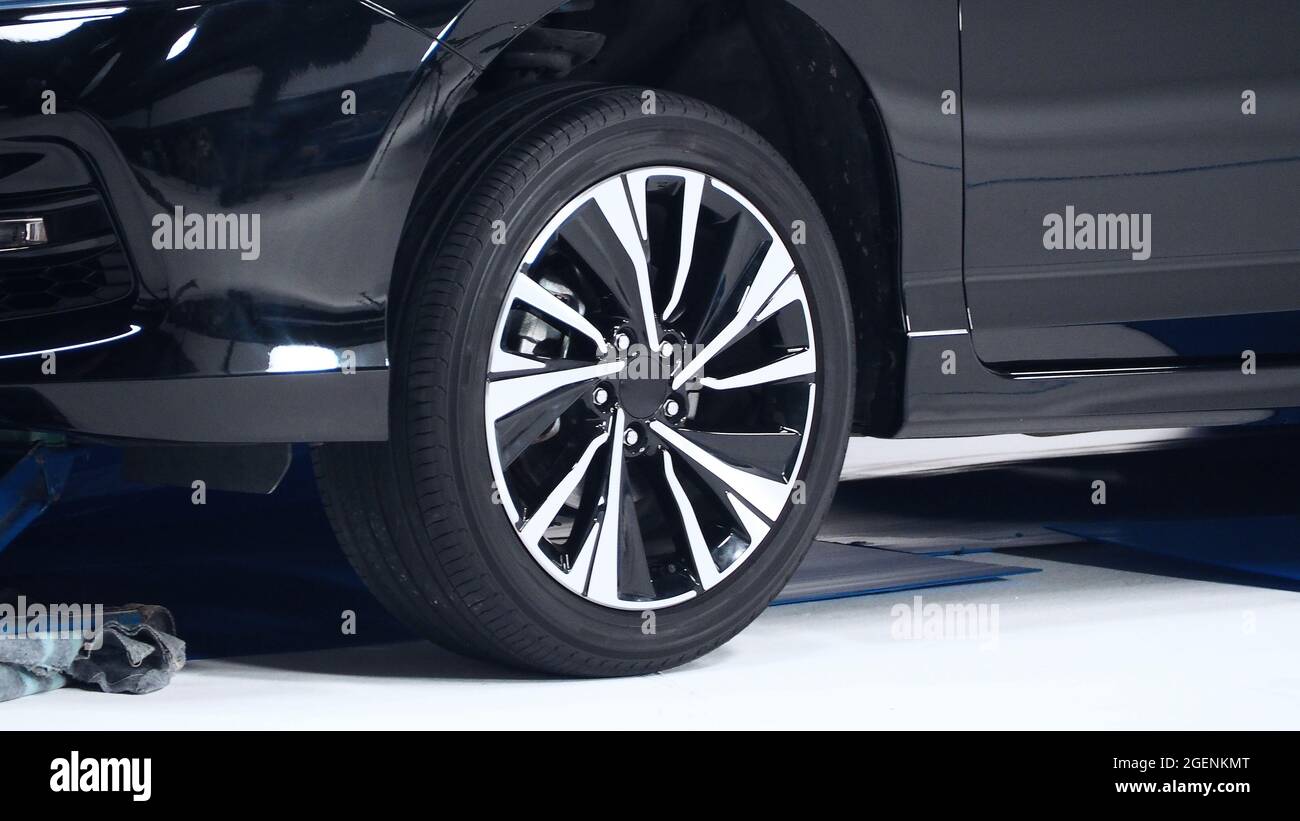 Car body Parts side view. Automotive car parts such as window wheel ...