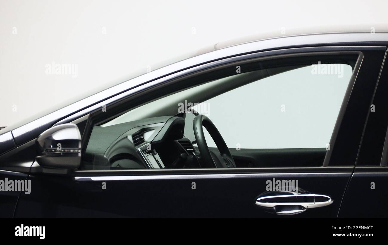 Car body Parts side view. Automotive car parts such as window wheel ...