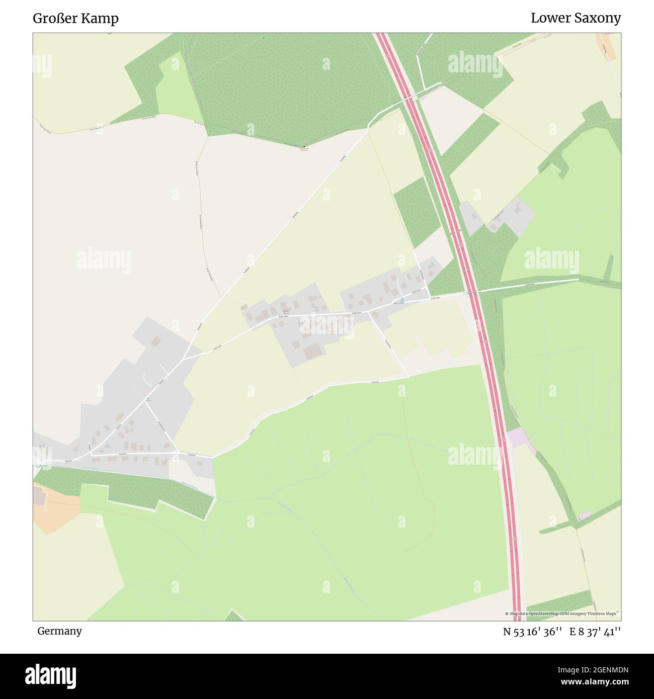 Großer Kamp, Germany, Lower Saxony, N 53 16' 36'', E 8 37' 41'', map ...