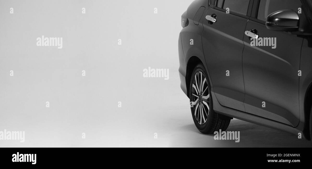 Car body Parts side view. Automotive car parts such as window wheel ...