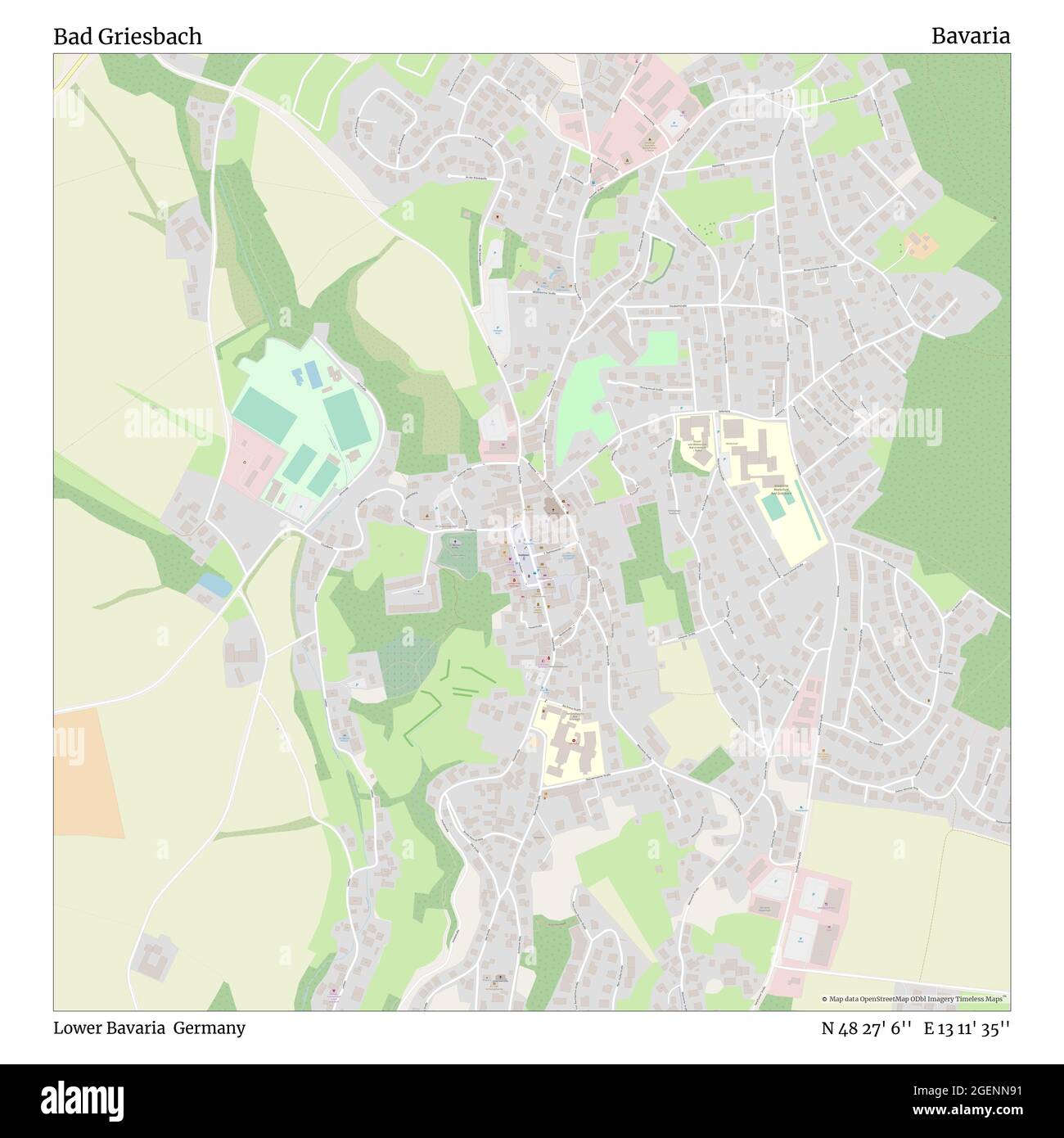 Bad Griesbach, Lower Bavaria, Germany, Bavaria, N 48 27' 6'', E 13 11 ...