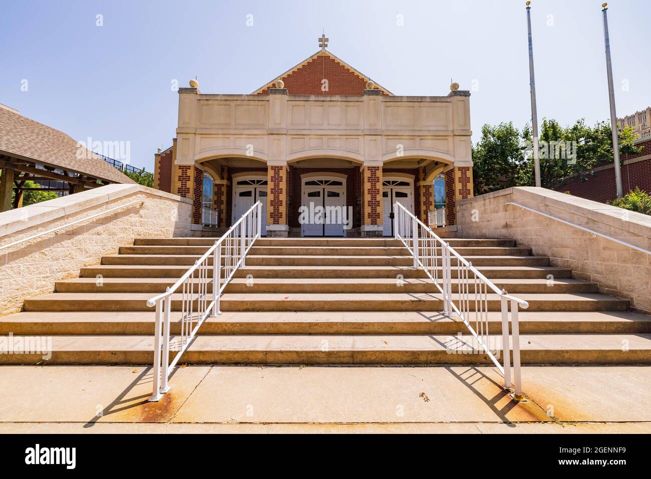Exterior view of the First Church at Oklahoma, USA Stock Photo - Alamy
