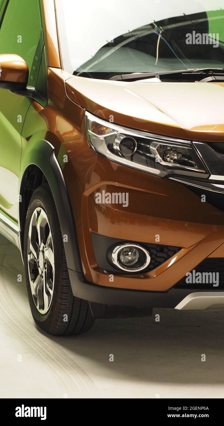 Car body Parts side view. Automotive car parts such as window wheel ...