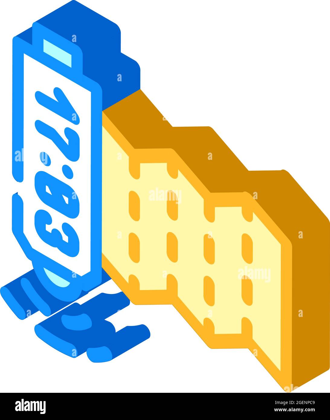 gps watch isometric icon vector illustration Stock Vector Image & Art ...