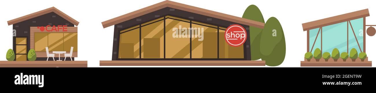 Modern city architecture and infrastructure vector Stock Vector Image ...