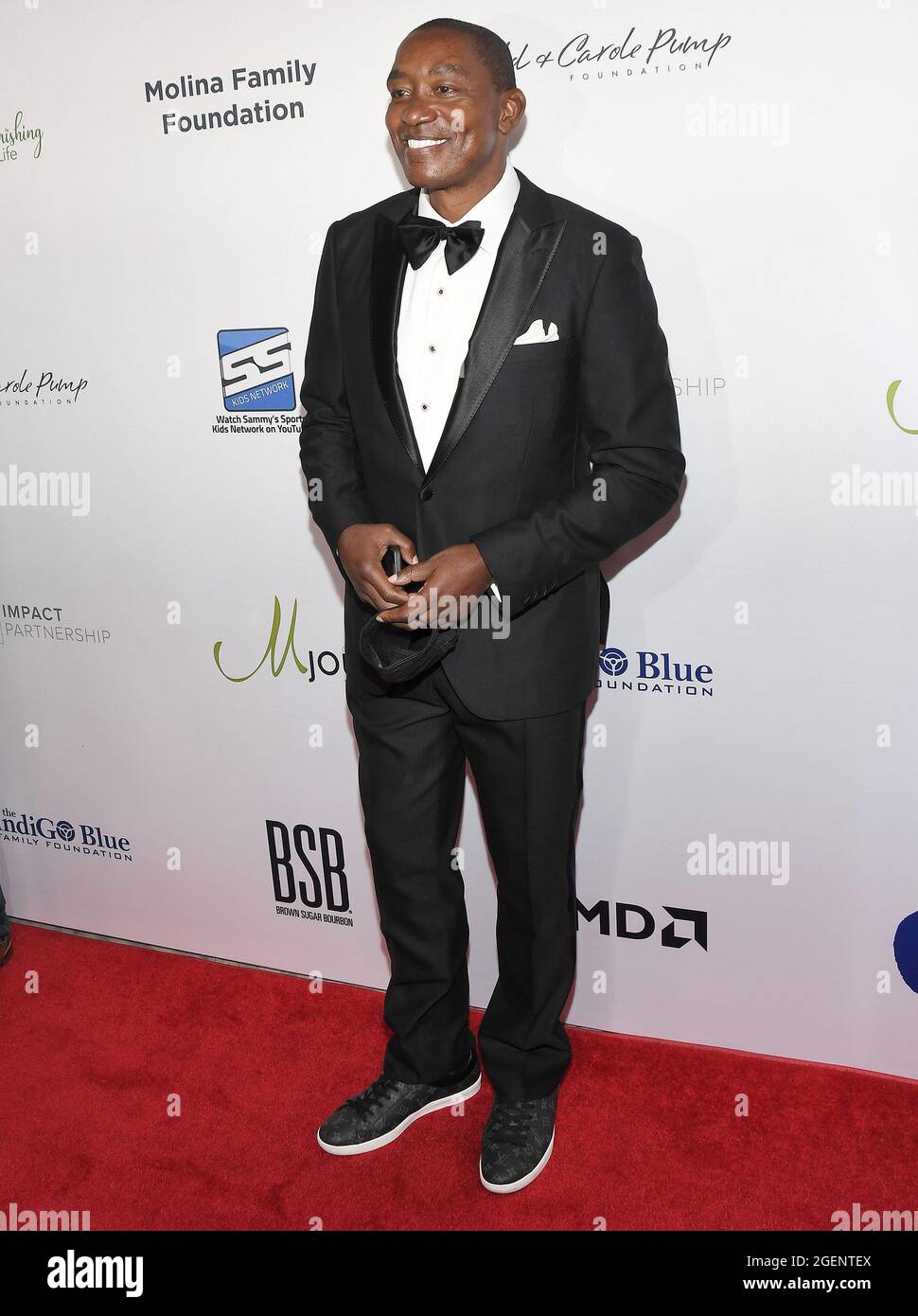 Isiah Thomas arrives at the 21st Annual Harold and Carole Pump ...