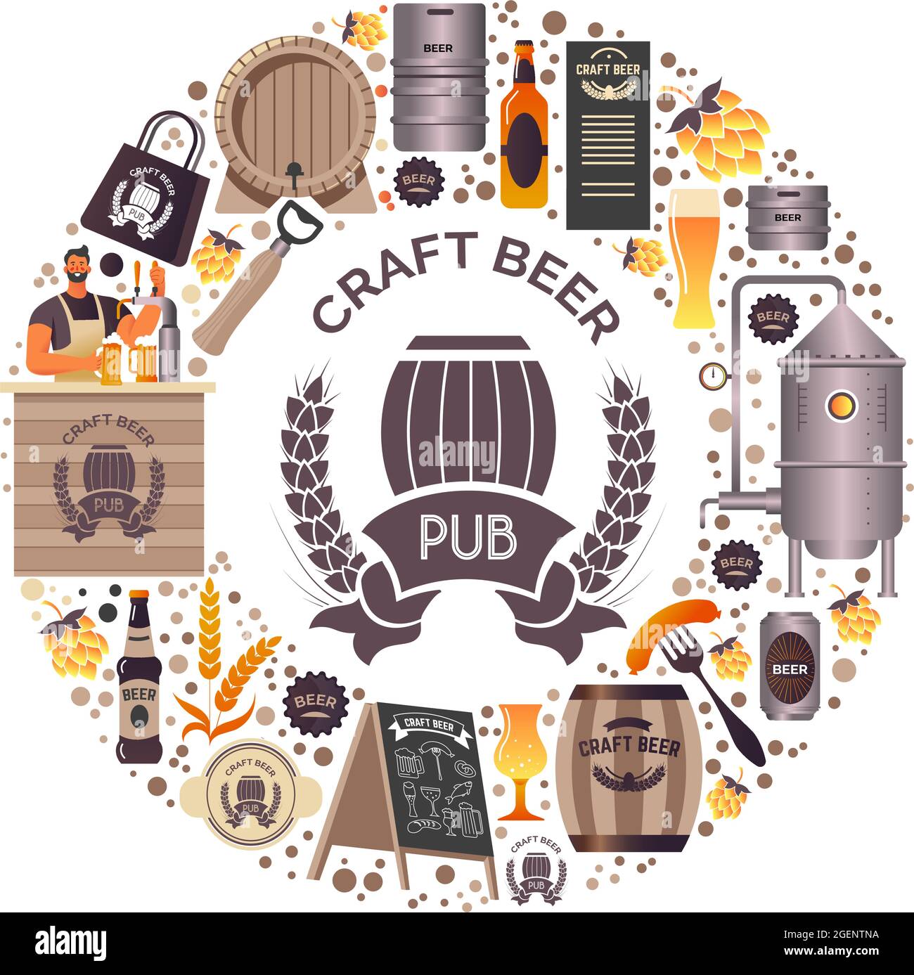 Craft selling Stock Vector Images - Alamy