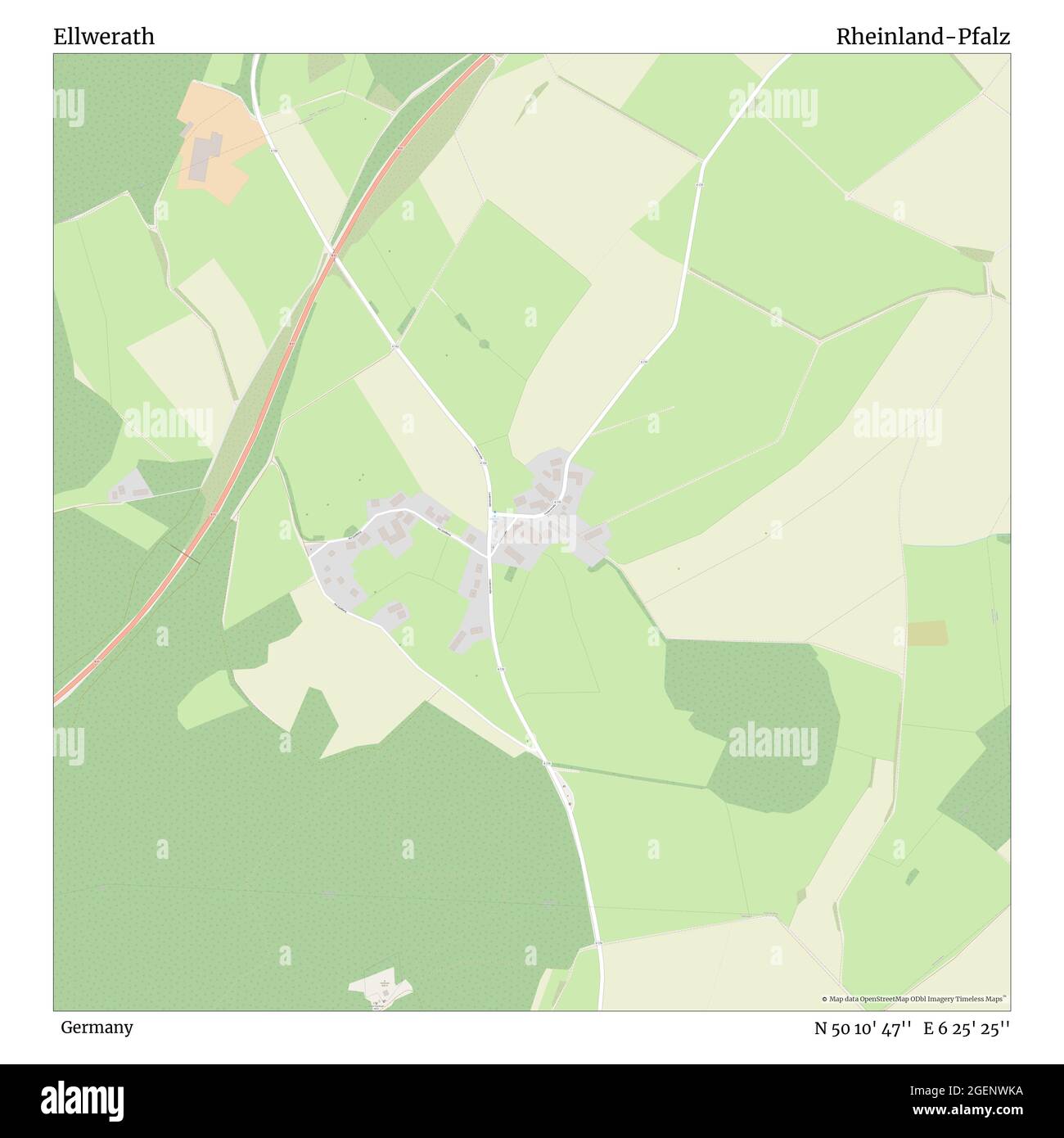 Ellwerath, Germany, Rheinland-Pfalz, N 50 10' 47'', E 6 25' 25'', map ...