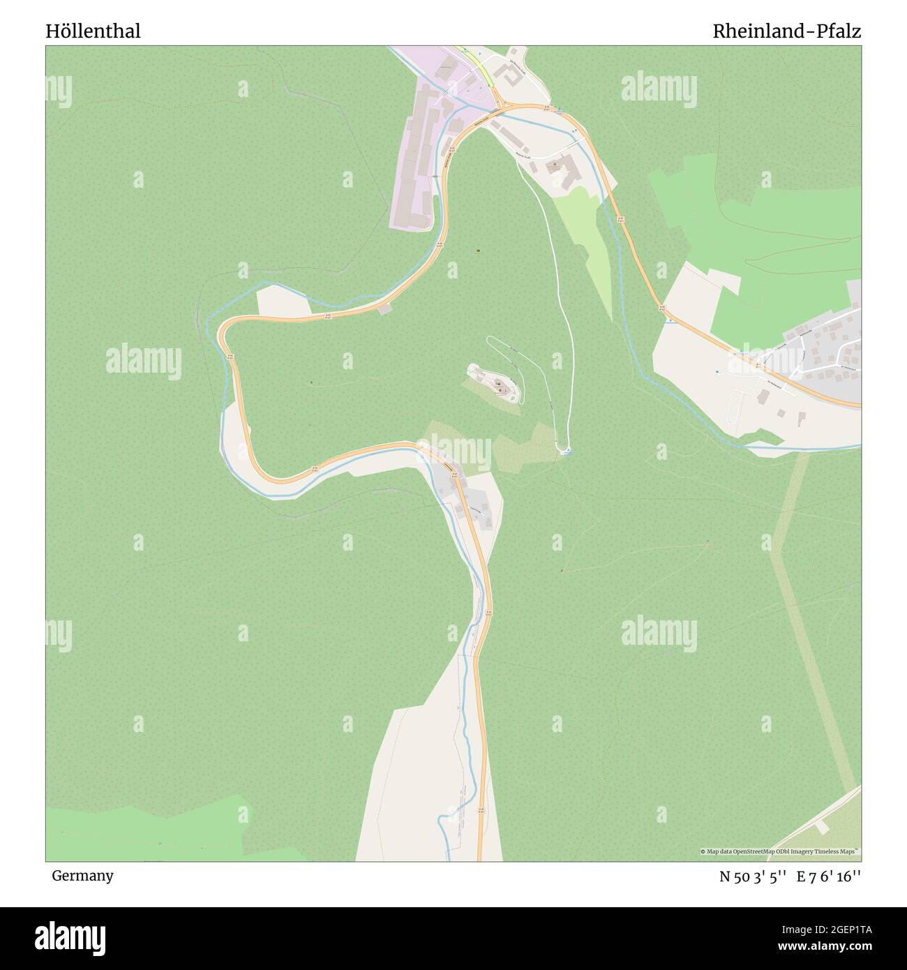 Höllenthal, Germany, Rheinland-Pfalz, N 50 3' 5'', E 7 6' 16'', map ...