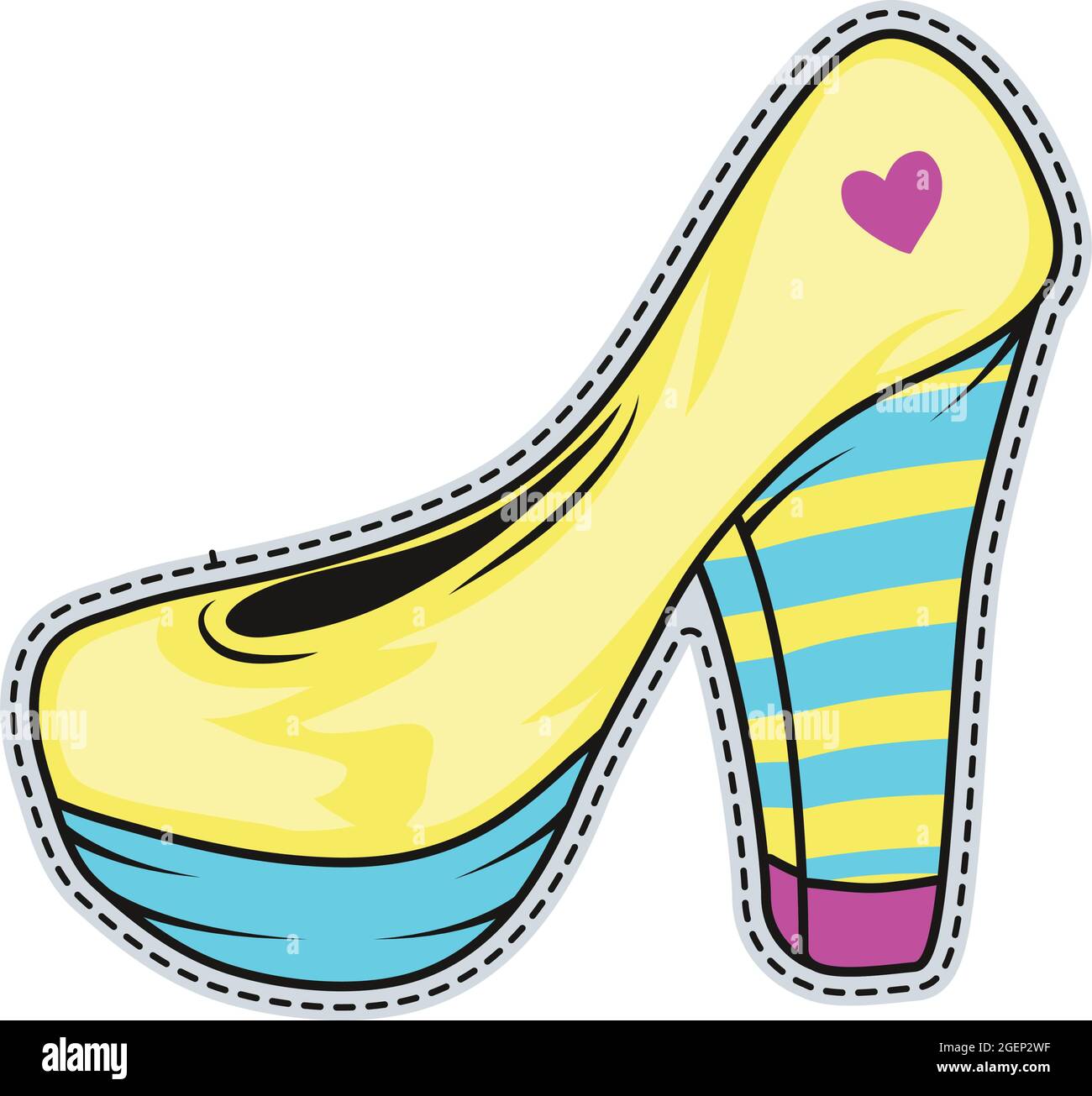 heel patch retro style icon Stock Vector Image & Art - Alamy