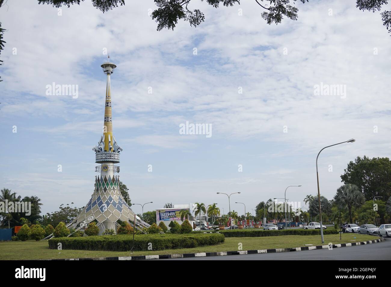 Miri Unity Tower, Sarawak, Malaysia Stock Photo - Alamy