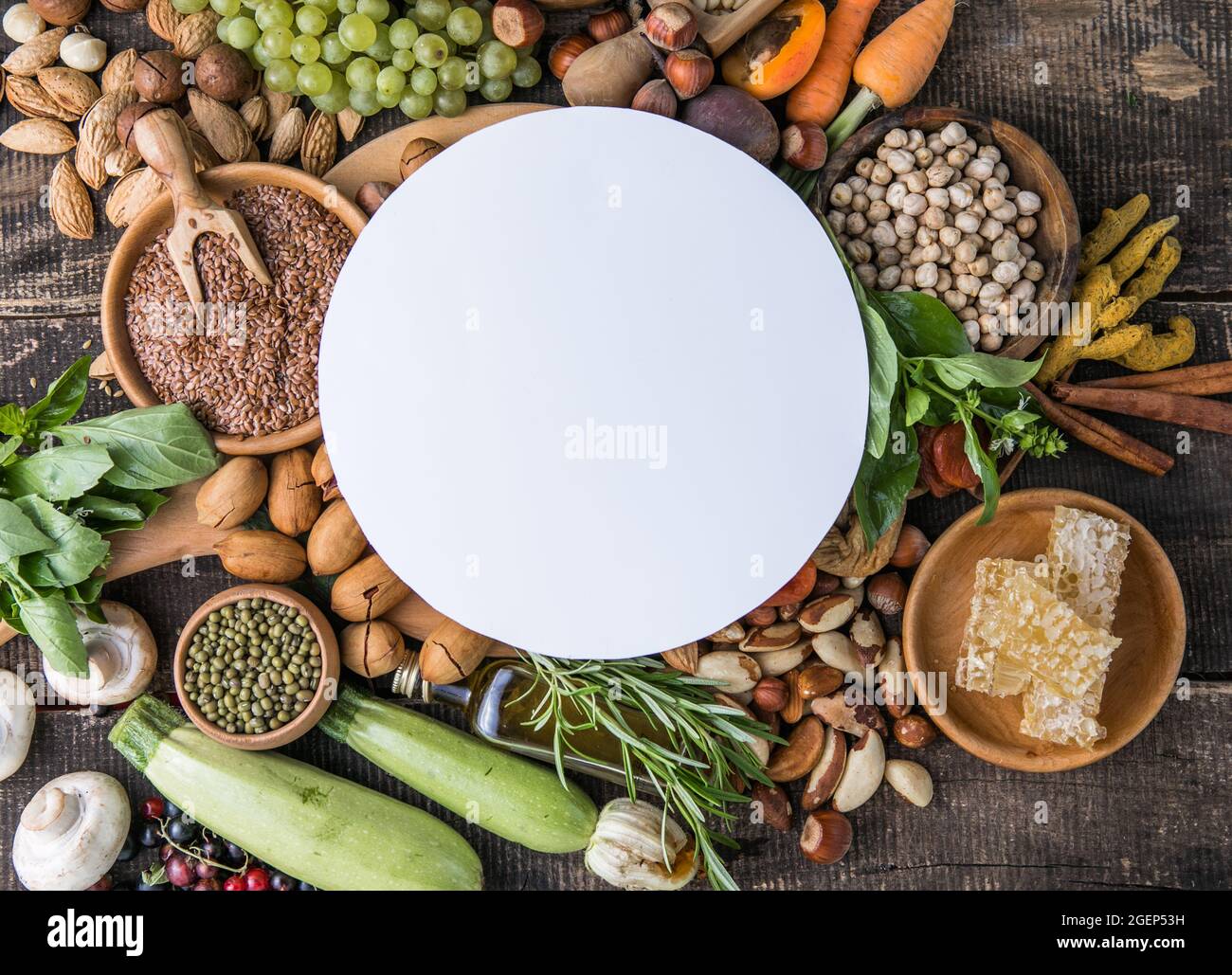 Panoramic food background with assortment of fresh organic fruits and ...