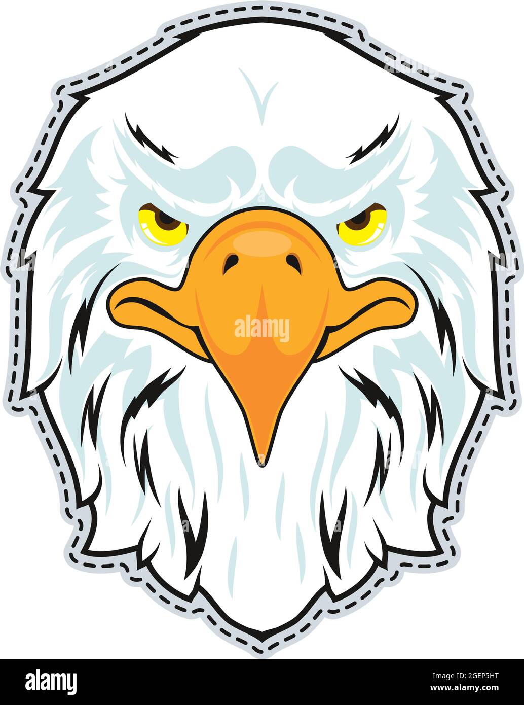 eagle patch retro style icon Stock Vector Image & Art - Alamy
