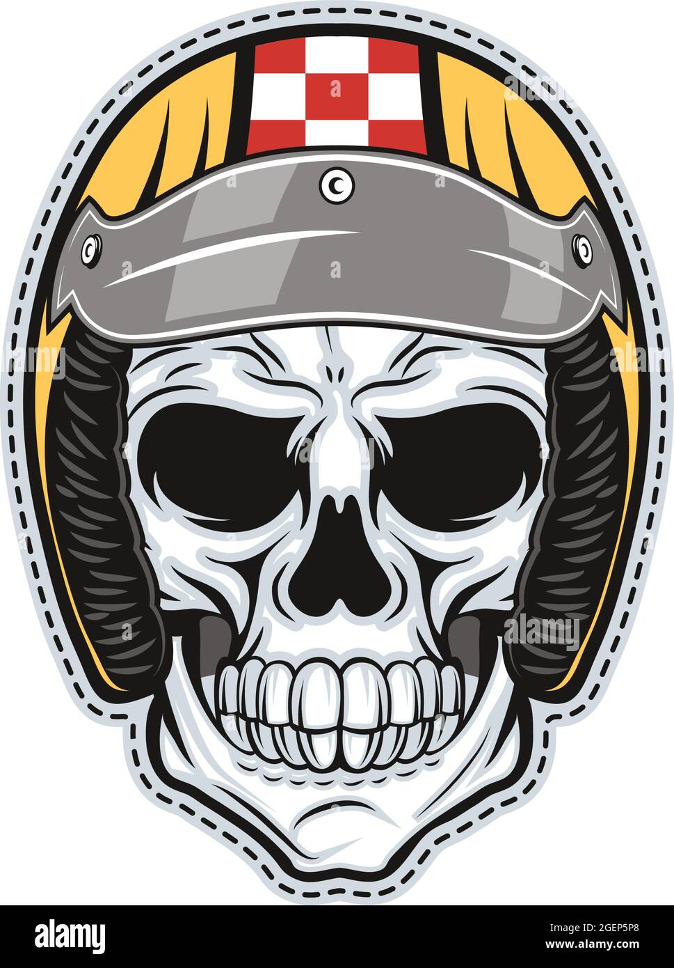 skull patch retro style icon Stock Vector Image & Art - Alamy