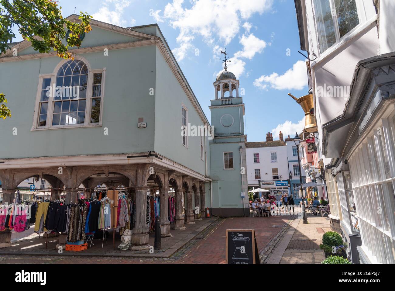 Market hall, Faversham Stock Photo - Alamy
