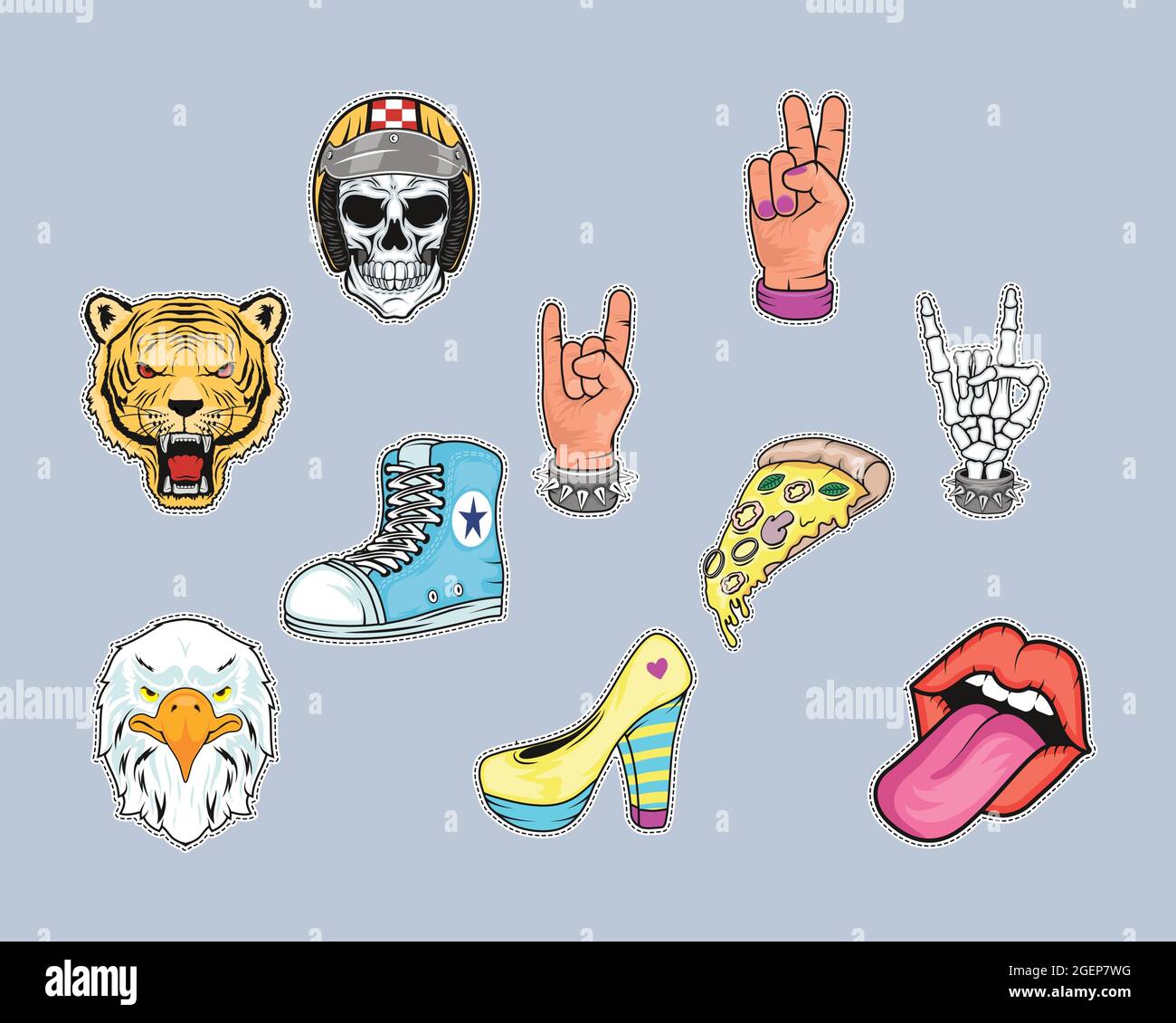 Peace love patches hi-res stock photography and images - Alamy