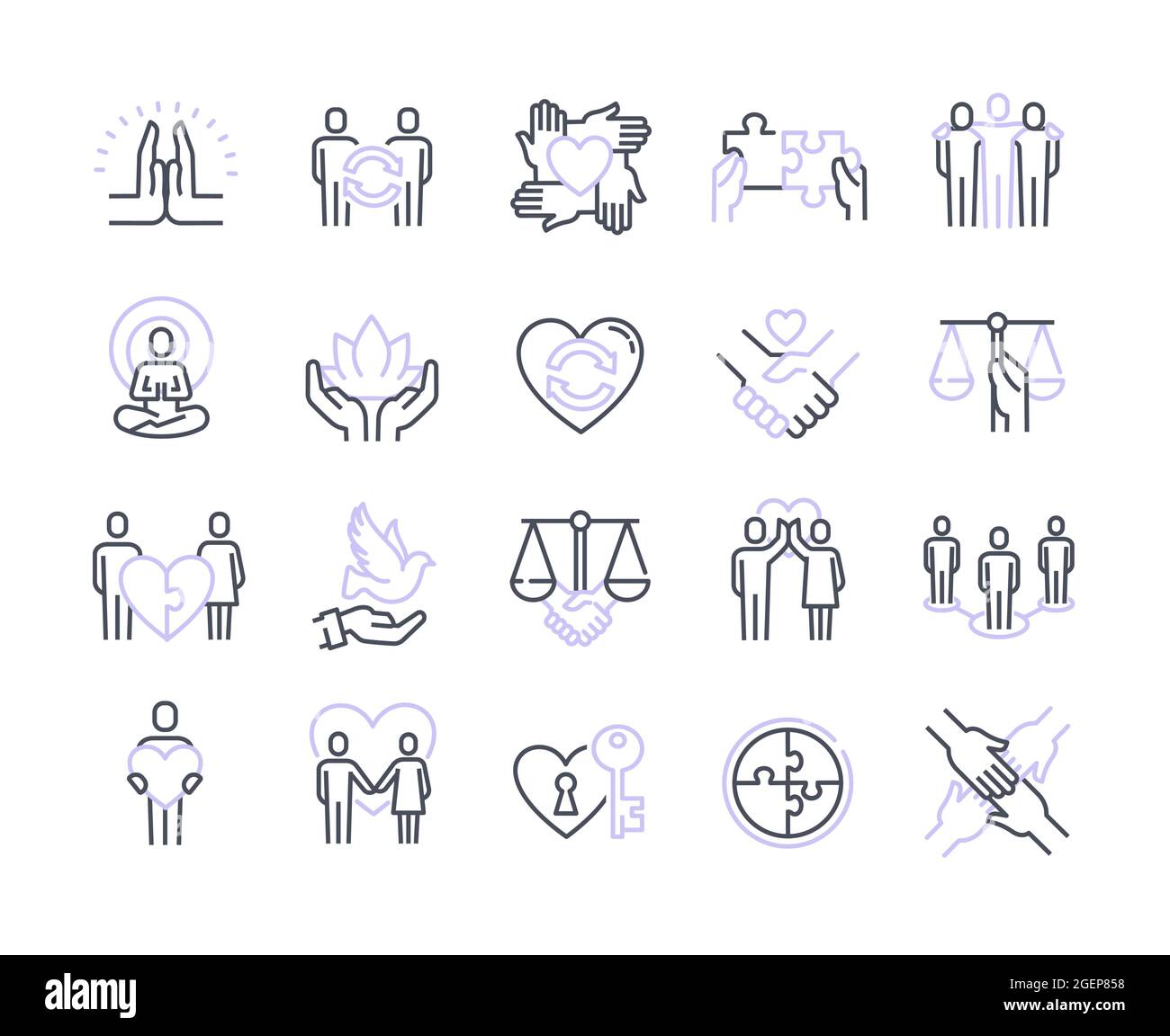 Balance donation Stock Vector Images - Alamy