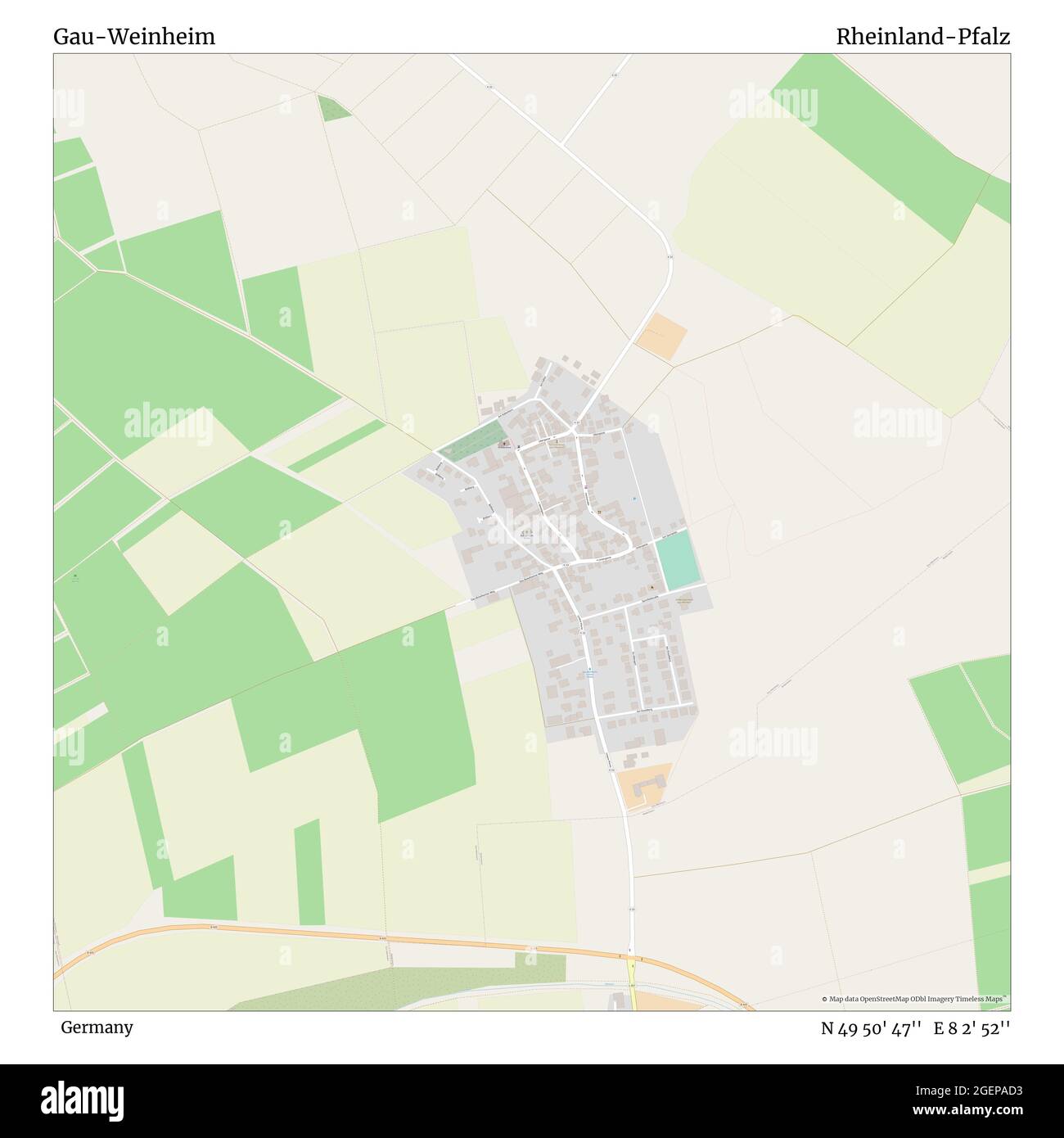 Gau-Weinheim, Germany, Rheinland-Pfalz, N 49 50' 47'', E 8 2' 52'', map ...